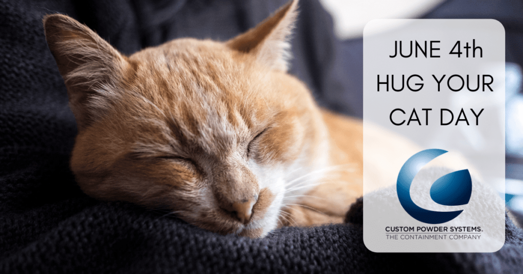 CPS Celebrates National Hug Your Cat Day | Custom Powder Systems
